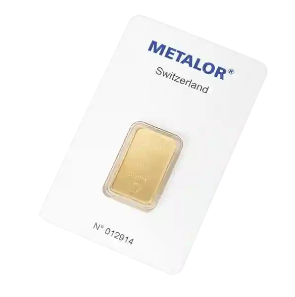 10 Gram Metalor Minted Gold Bar - Bullion Giant