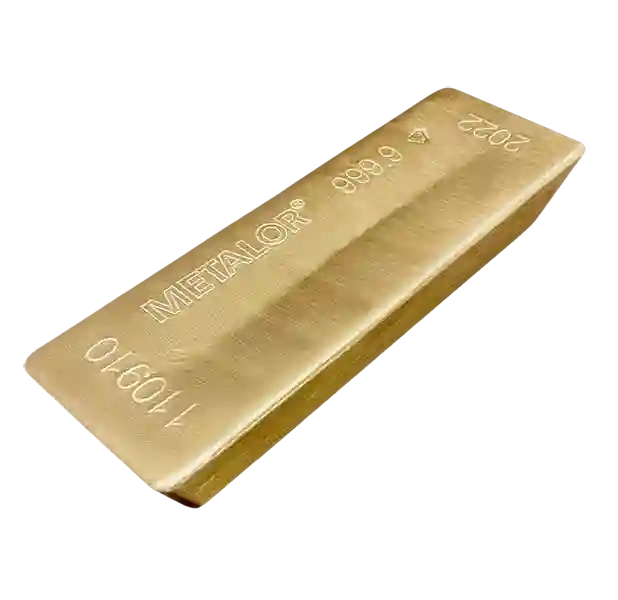 12500 Gram 12.5KG Metalor Cast Gold Bar - Bullion Giant