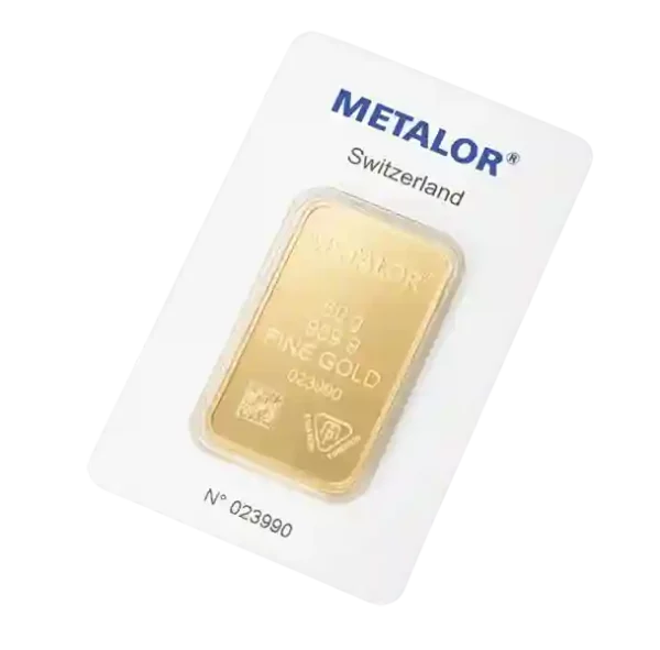50 Gram Metalor Gold Bar - Bullion Giant