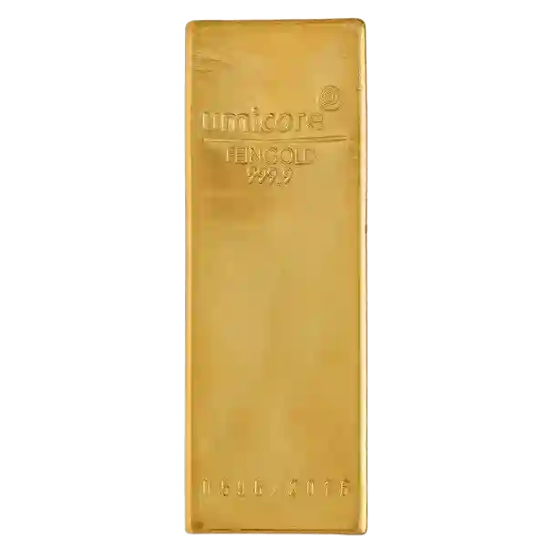 12500 Gram 12.5KG Umicore Cast Gold Bar - Bullion Giant