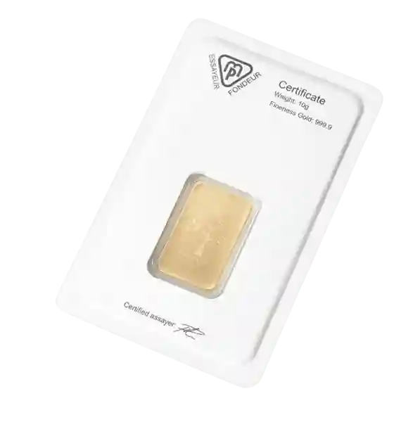 10 Gram Metalor Minted Gold Bar - Bullion Giant