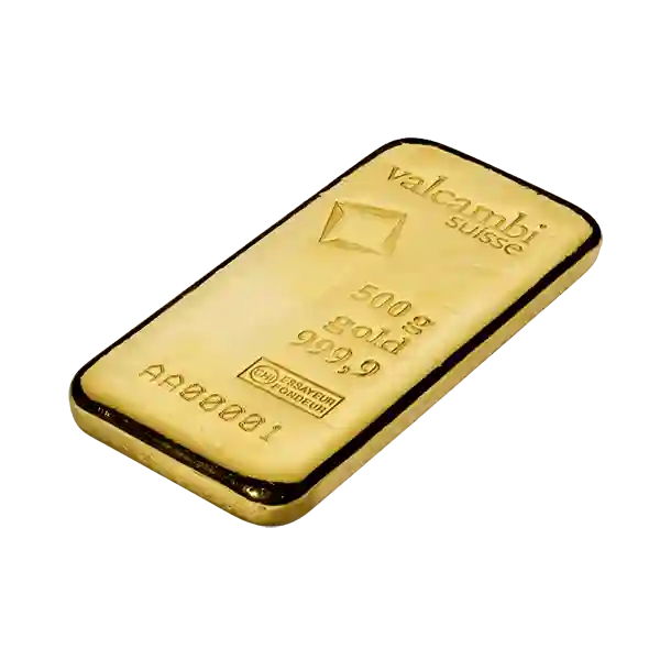 500 Gram Valcambi Cast Gold Bar - Bullion Giant