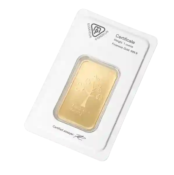 1 Ounce Metalor Minted Gold Bar - Bullion Giant