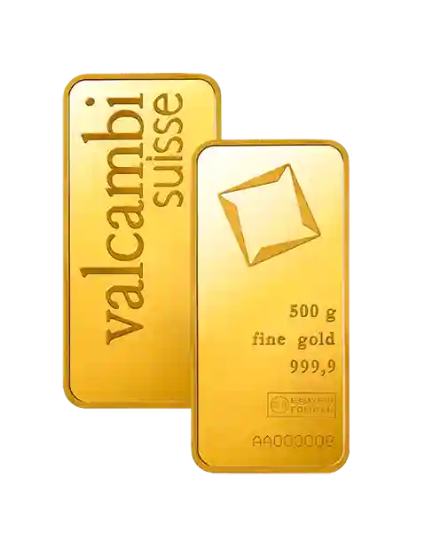 500 Gram Valcambi Minted Gold Bar - Bullion Giant