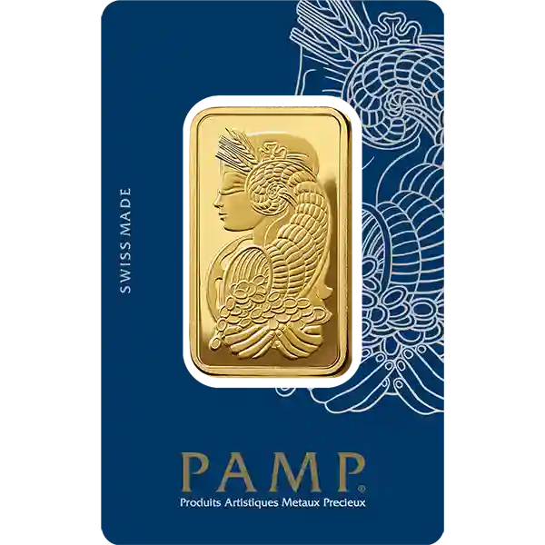 3 Tola PAMP Lady Fortuna Gold Bar - Bullion Giant