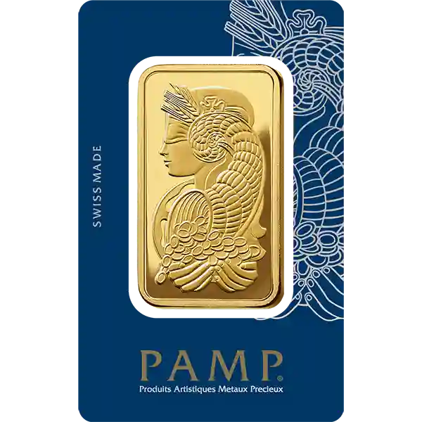 5 Tola PAMP Lady Fortuna Gold Bar - Bullion Giant