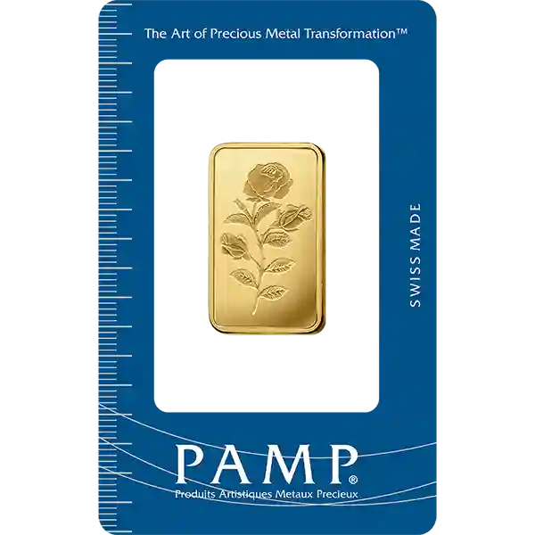 20 Gram PAMP Rosa Gold Bar - 99.99% Pure 24k Gold I BullionGiant