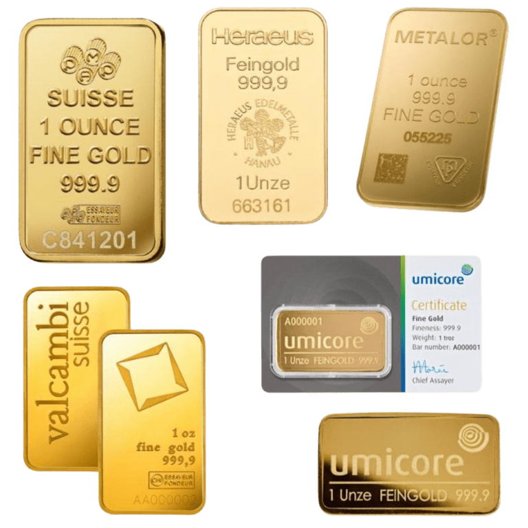 1 Ounce Gold Bars | Bullion Giant