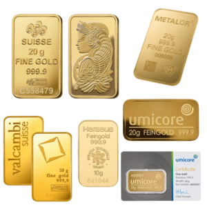 20 Gram Gold Bars | Bullion Giant