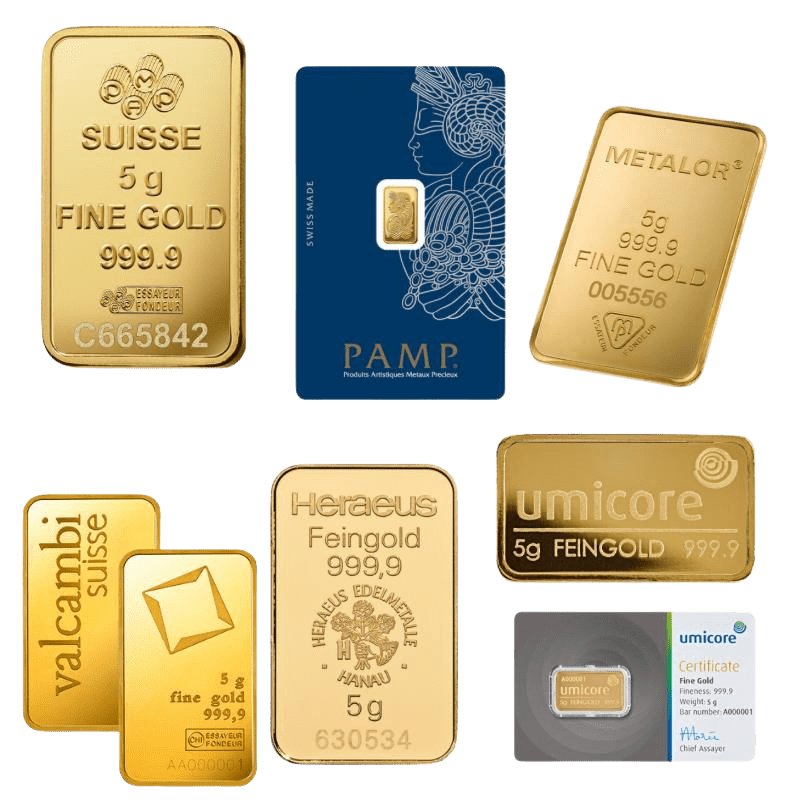 5 Gram Best Value Gold Bar - Brand New - Bullion Giant