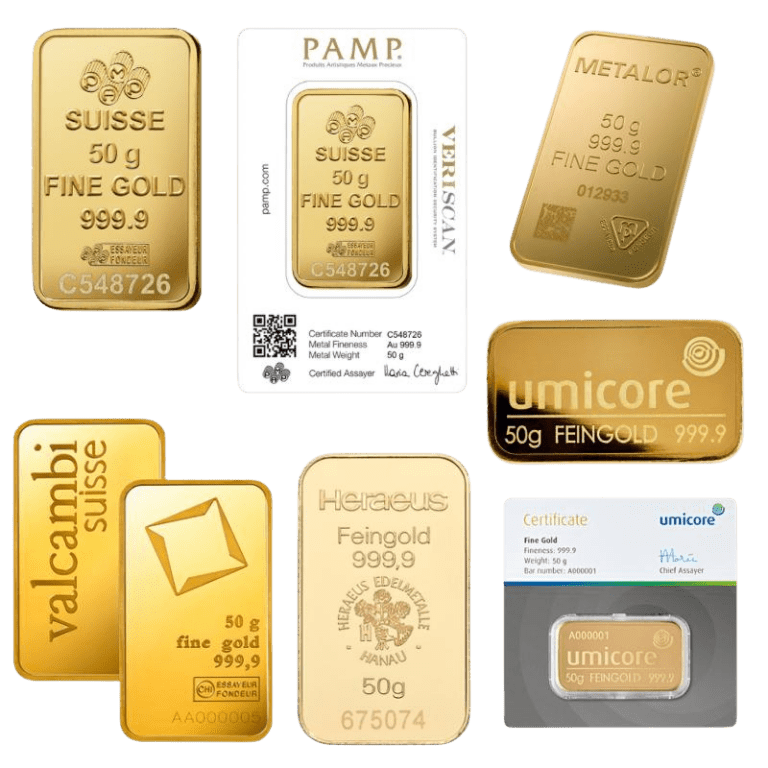 50 Gram Best Value Gold Bar - Brand New - Bullion Giant