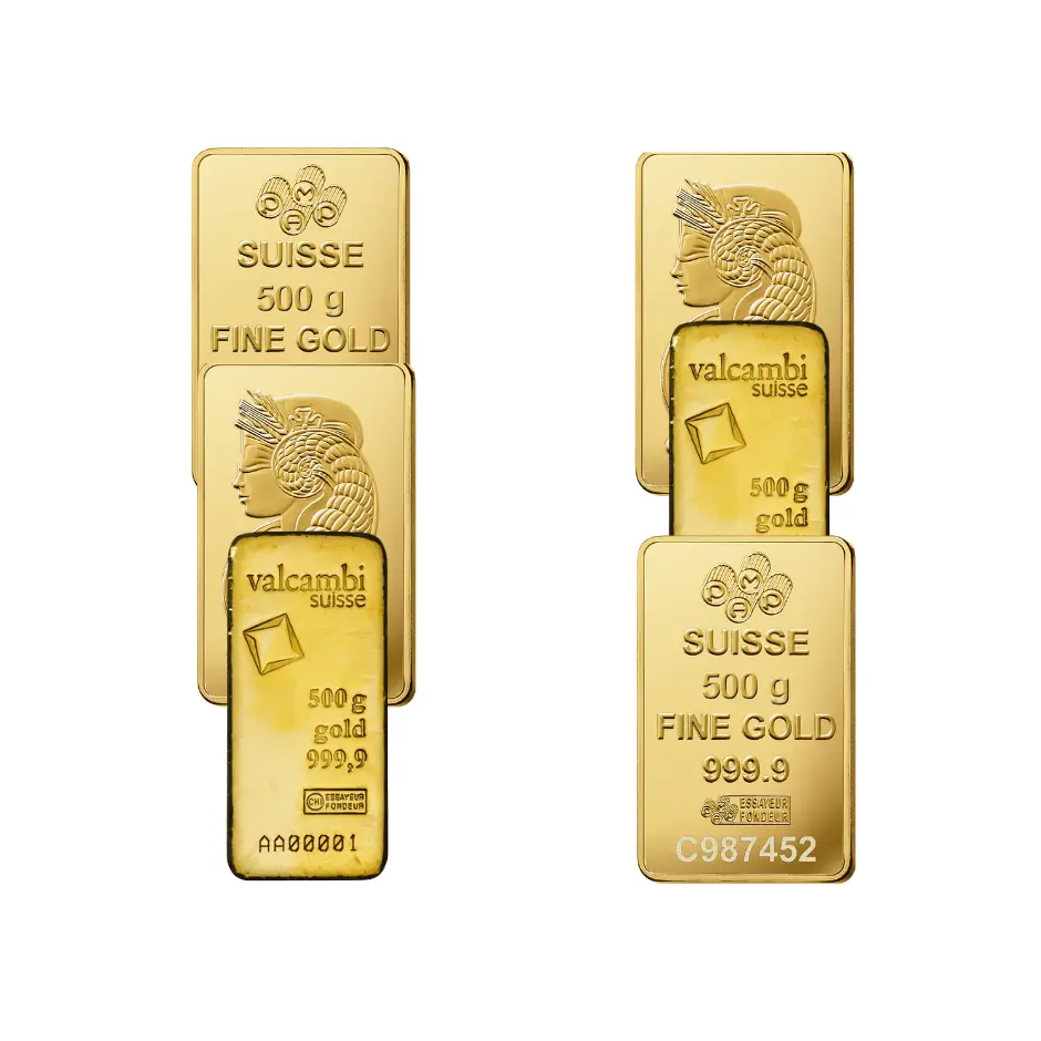 500 Gram Gold Bar - 99.99% Pure 24k Gold | BullionGiant