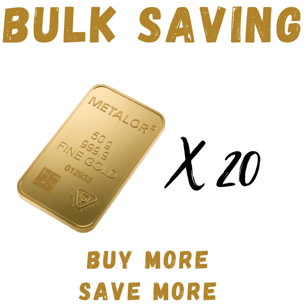 50 Gram Gold Bars Collection | BullionGiant